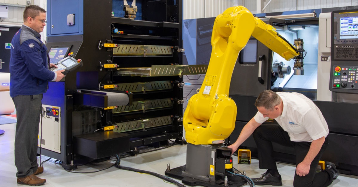 Safe Productivity with Flexible Robot Cells - SICK Sensor Connection