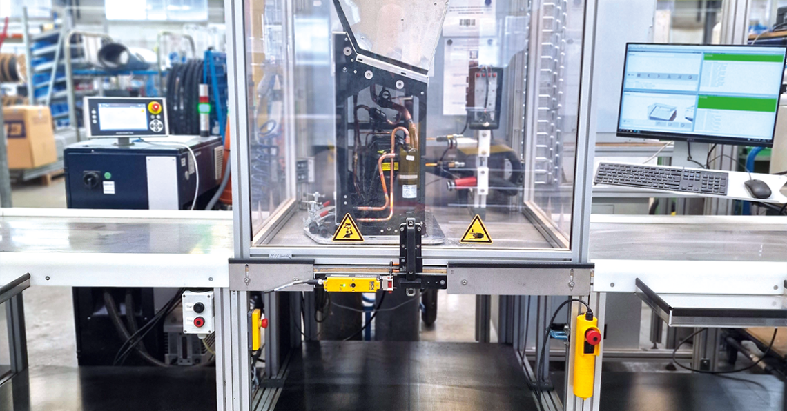 Liebherr Safe Manufacturing Upgrade in Bulgaria - SICK Sensor Connection