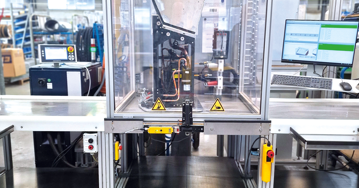 Liebherr Safe Manufacturing Upgrade in Bulgaria - SICK Sensor Connection