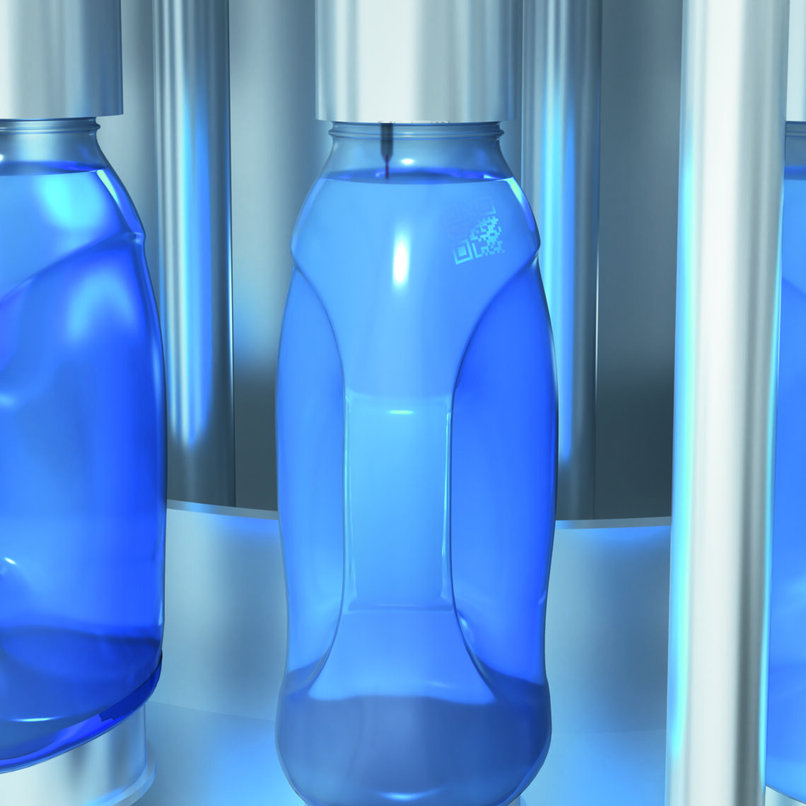 Invisible Barcodes and Machine Vision